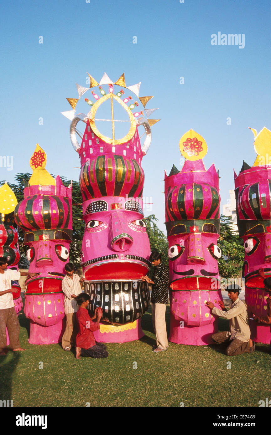 Indian demon king ravana hi-res stock photography and images - Alamy