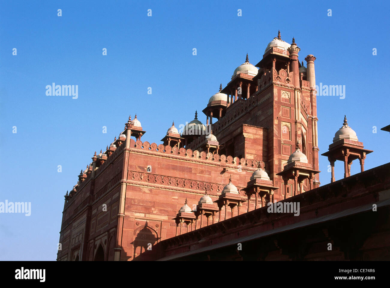 NMK 82191 : west backside view of Buland Darwaza Fatehpur Sikri Agra ...