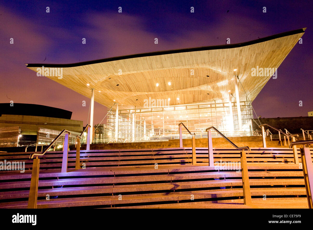 National Assembly for Wales, Cardiff Bay Stock Photo - Alamy