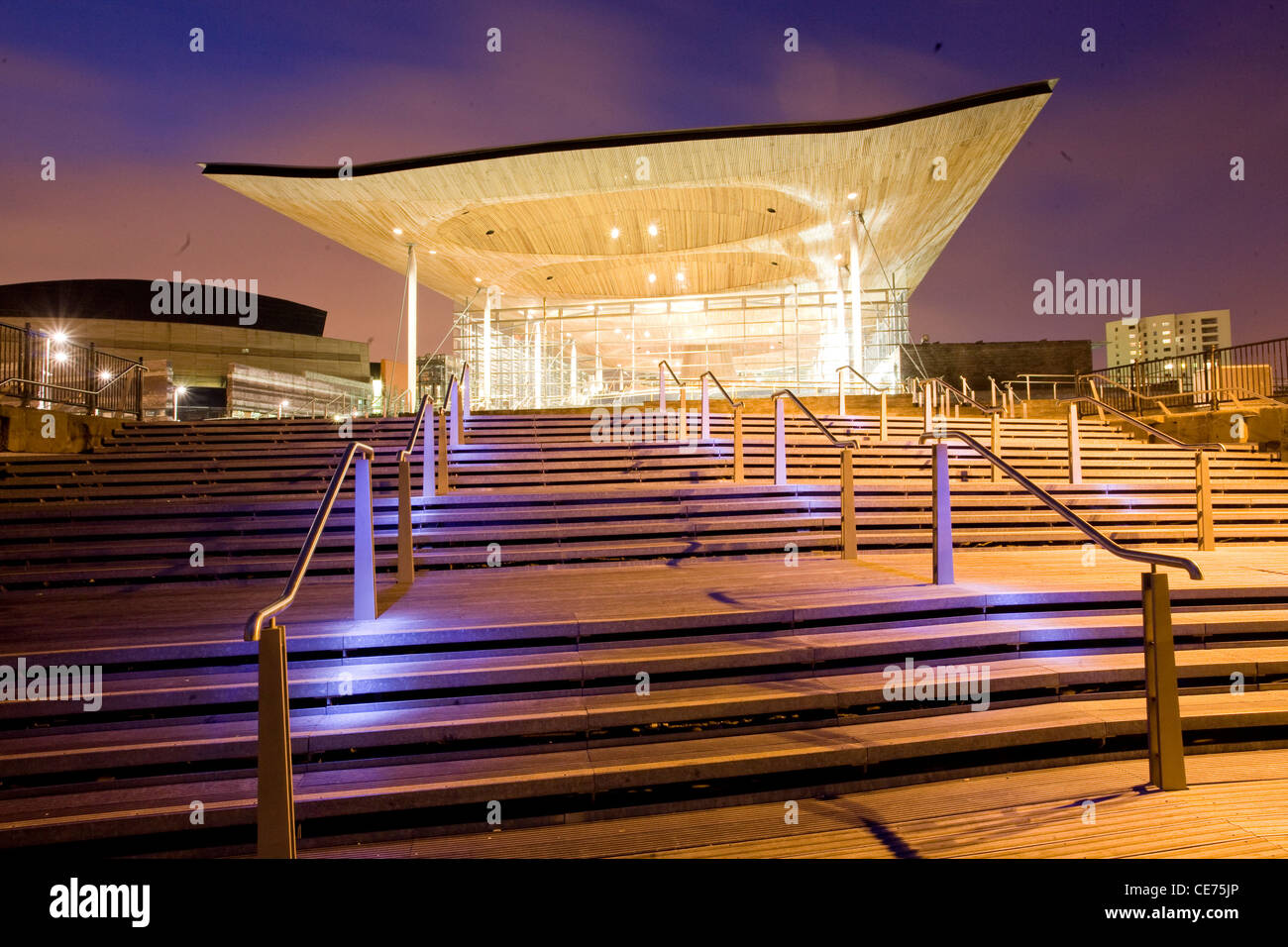 National Assembly for Wales, Cardiff Bay Stock Photo - Alamy