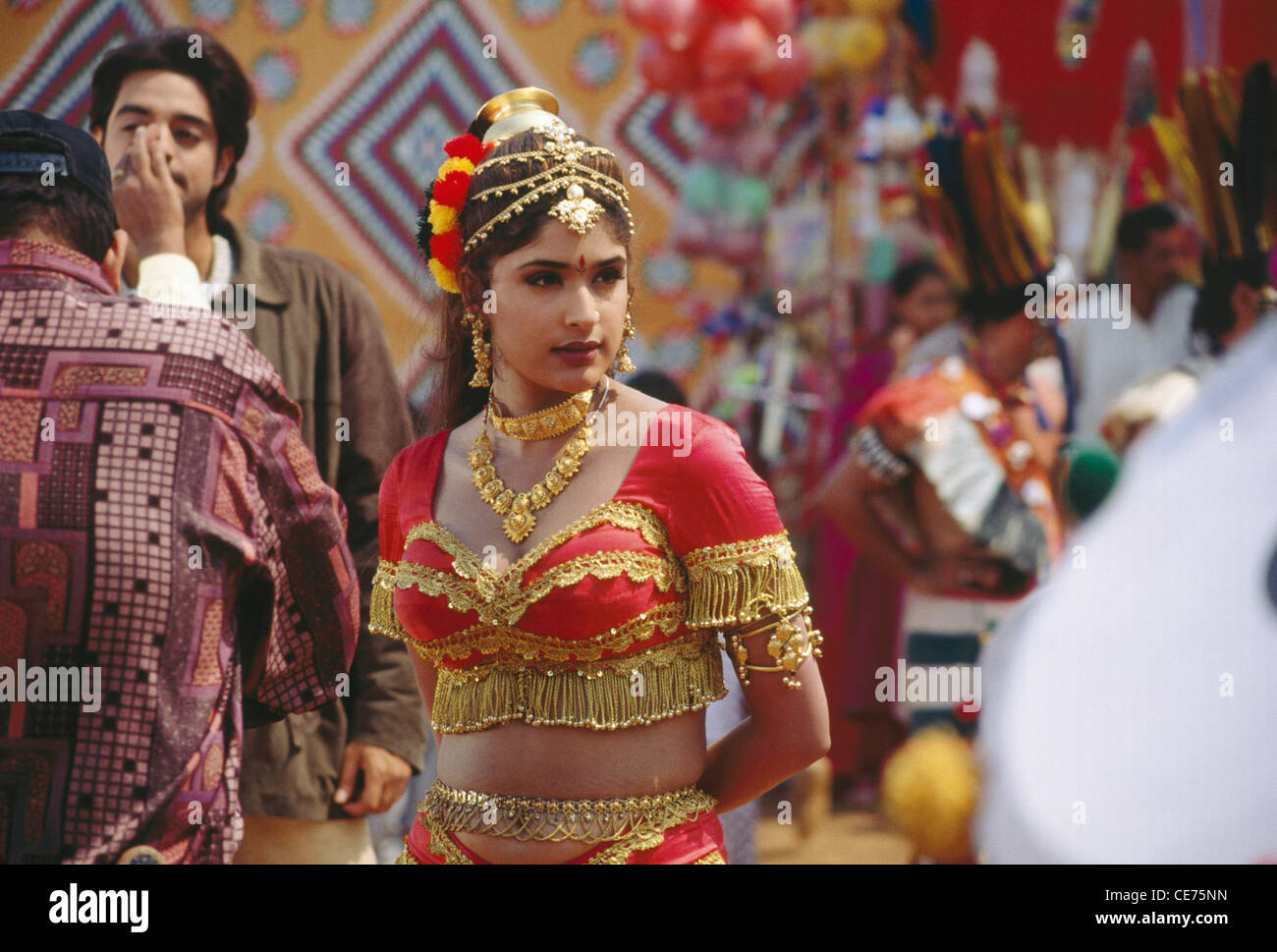 Indian actress on the sets of Bhojpuri Film My Dear Mother India MR#542 ...