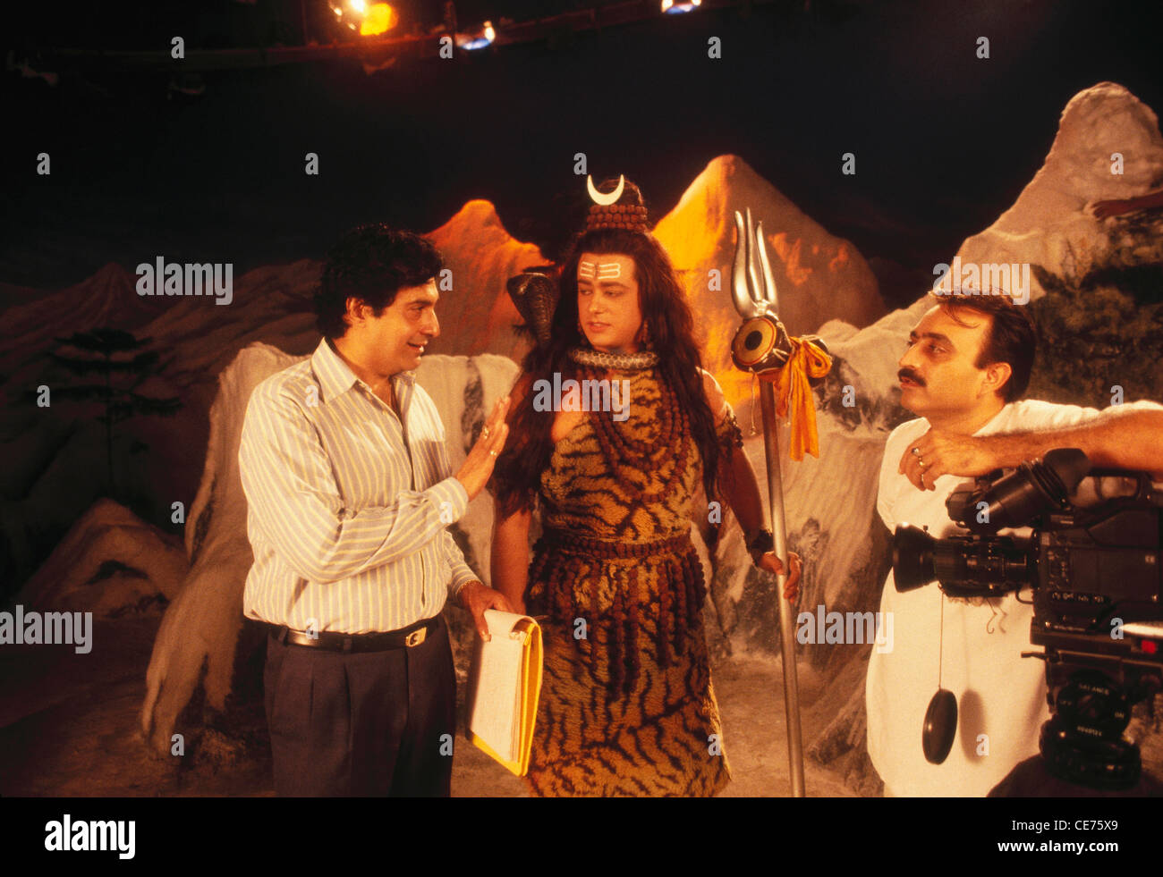 VCA 84674 : Indian TV television serial Om Namah Shivai shooting India ...