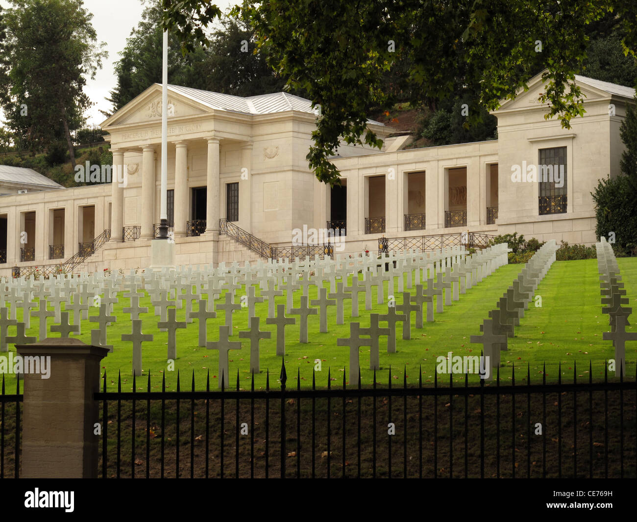 American Military Cemetery At Mont Valerien High Resolution Stock ...
