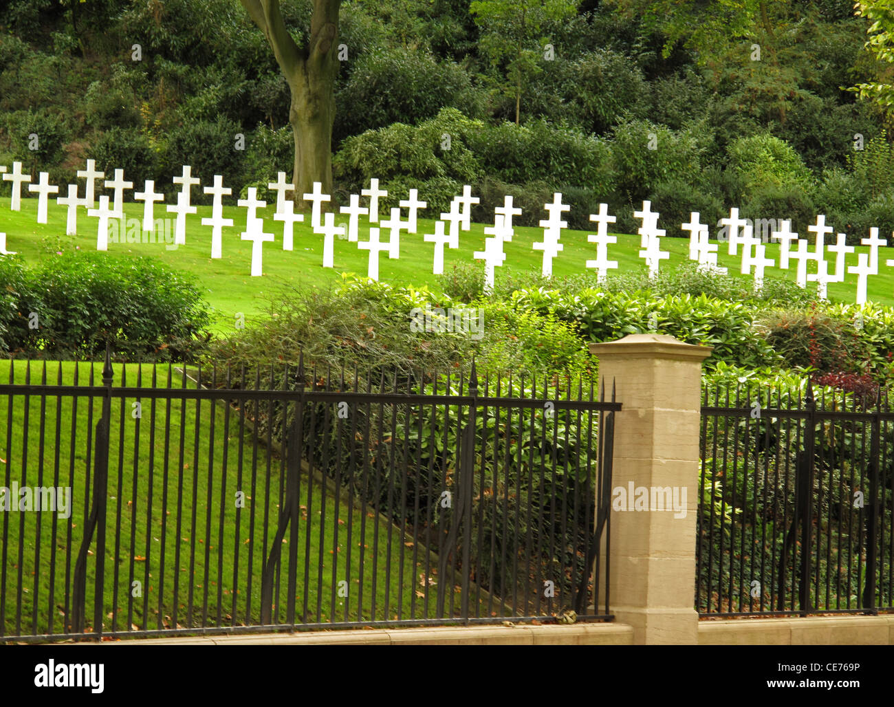 American Military Cemetery At Mont Valerien High Resolution Stock ...