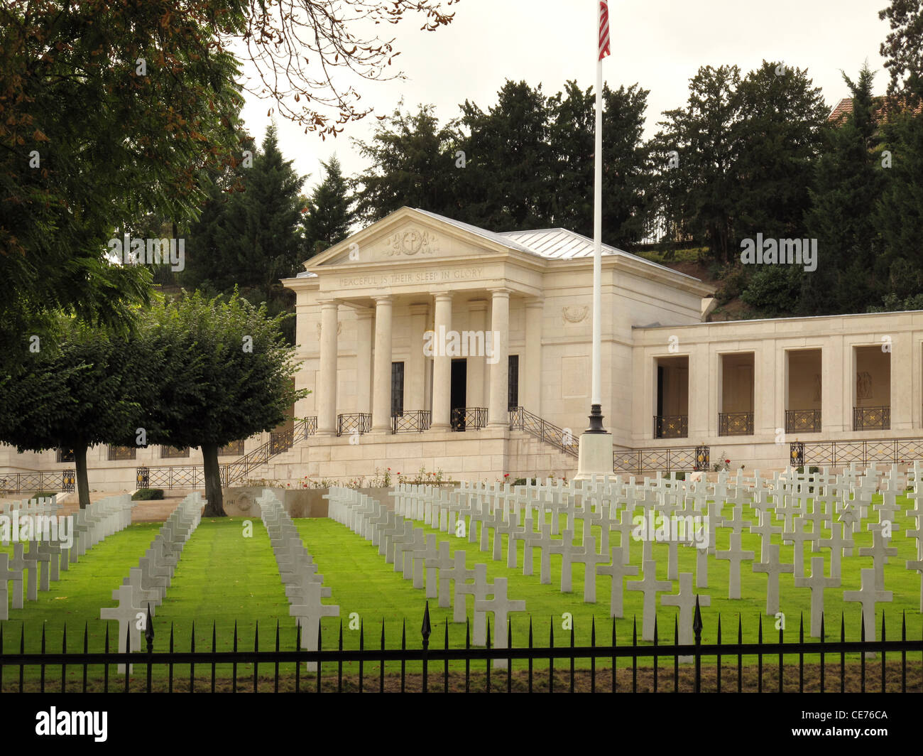 American Military Cemetery At Mont Valerien High Resolution Stock ...