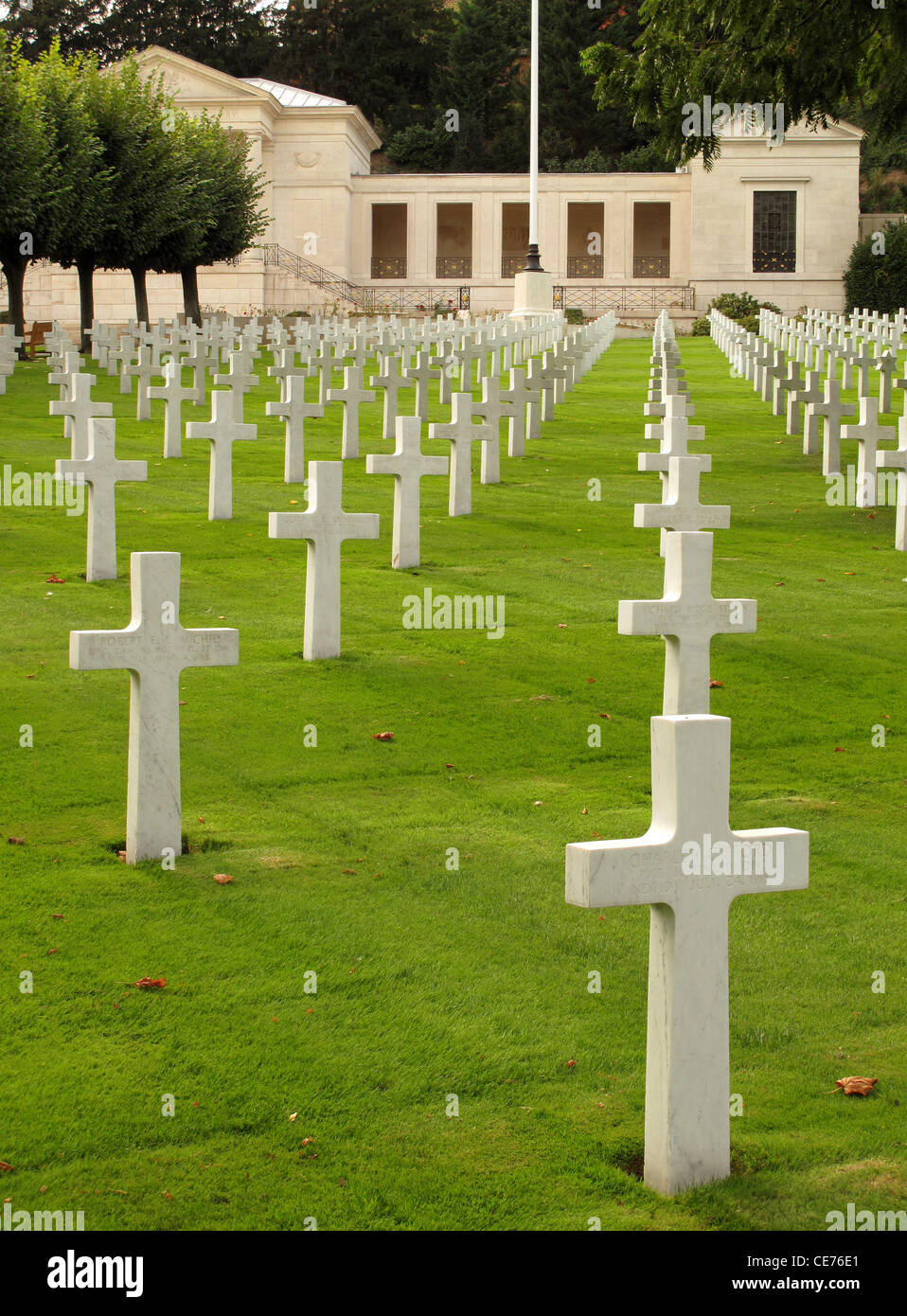 American Military Cemetery At Mont Valerien High Resolution Stock ...