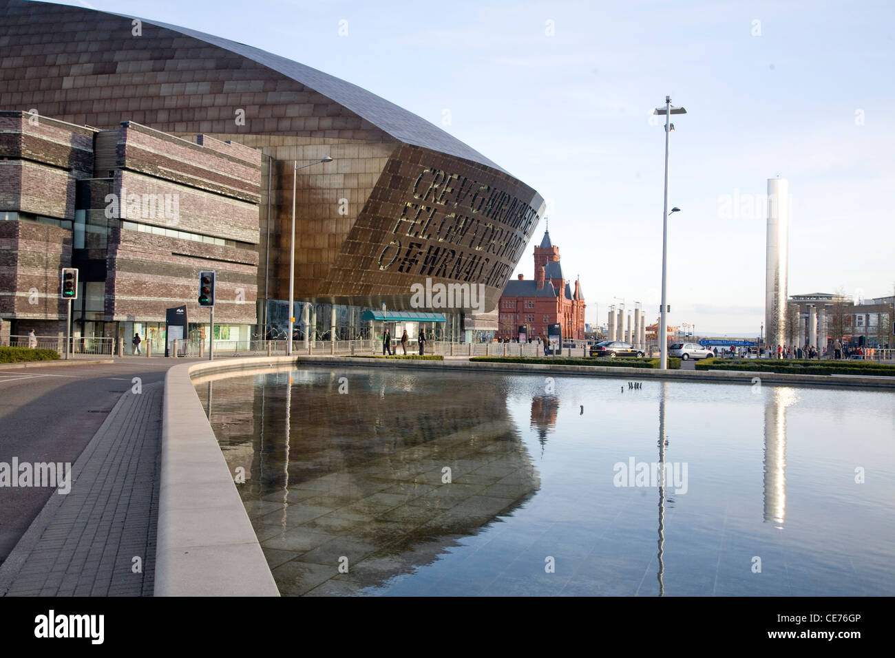 Wales Millennium Centre in Cardiff Bay Stock Photo - Alamy