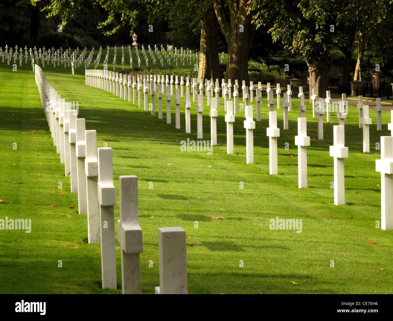 American Military Cemetery At Mont Valerien High Resolution Stock ...
