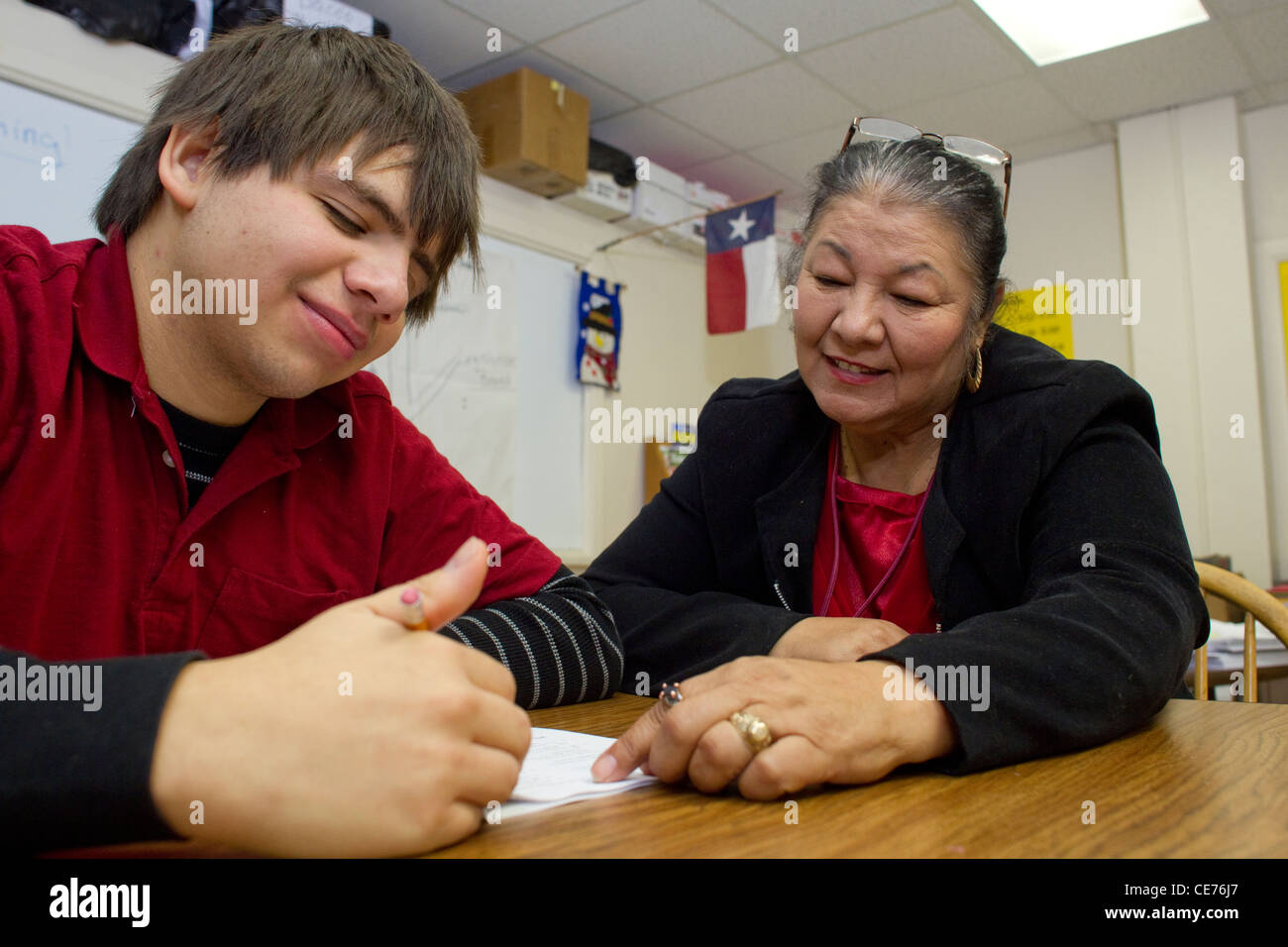 Autistic student, classroom hi-res stock photography and images - Alamy