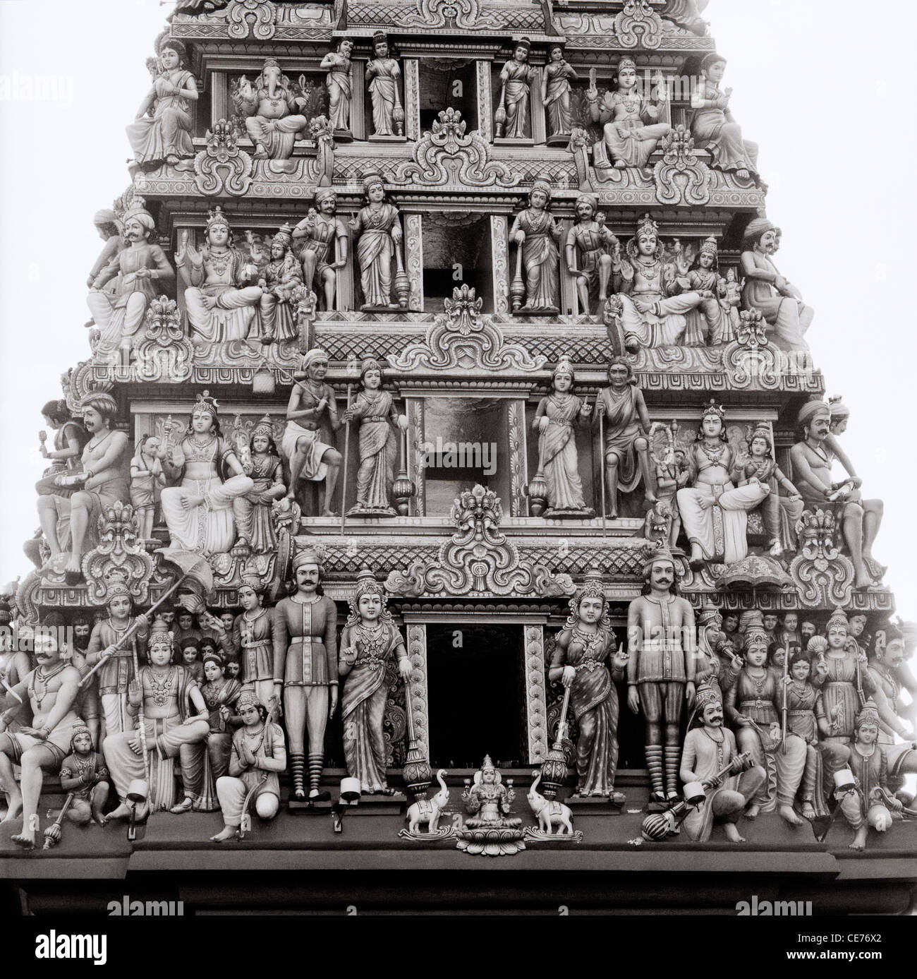 Sri Mariamman Temple Drawing