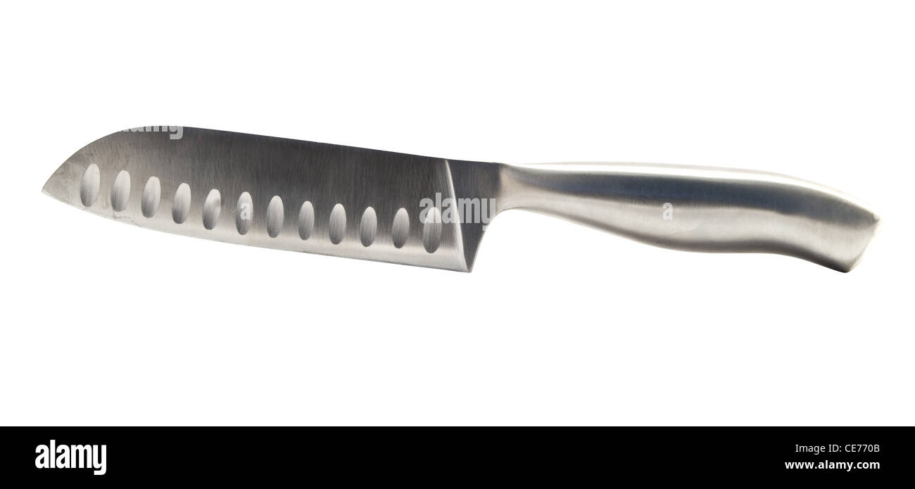 knife on a white background Stock Photo - Alamy