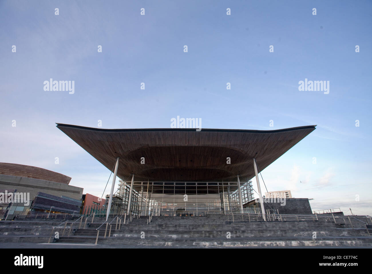 National Assembly for Wales, Cardiff Bay Stock Photo - Alamy