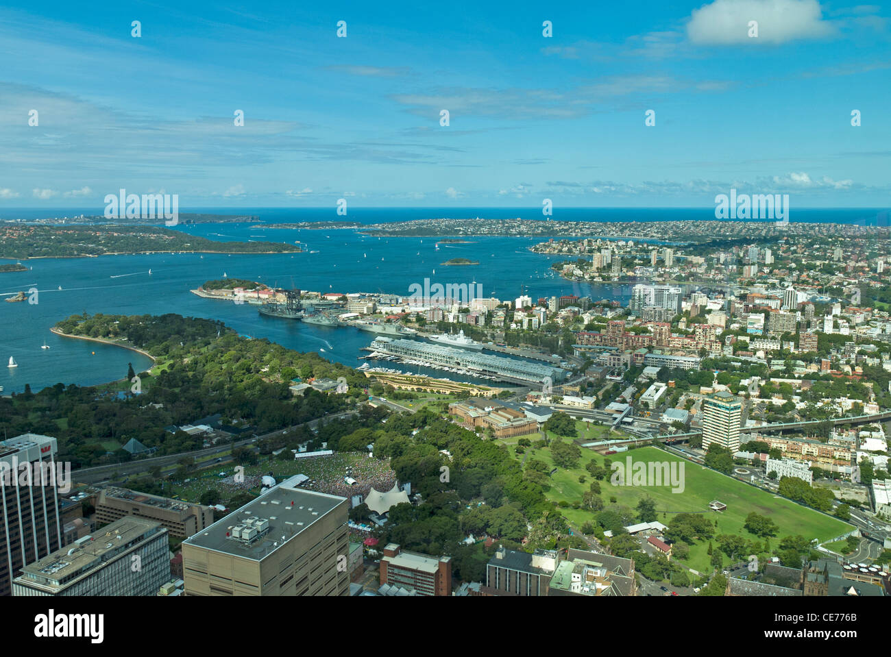 A view from The Sydney Australia sky tower Stock Photo - Alamy