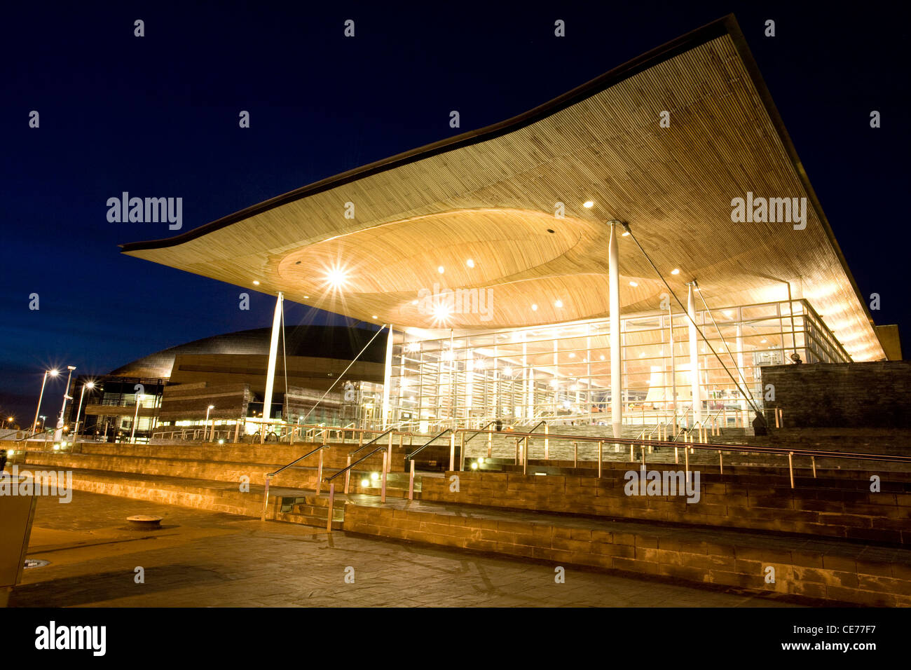 National Assembly for Wales, Cardiff Bay Stock Photo - Alamy