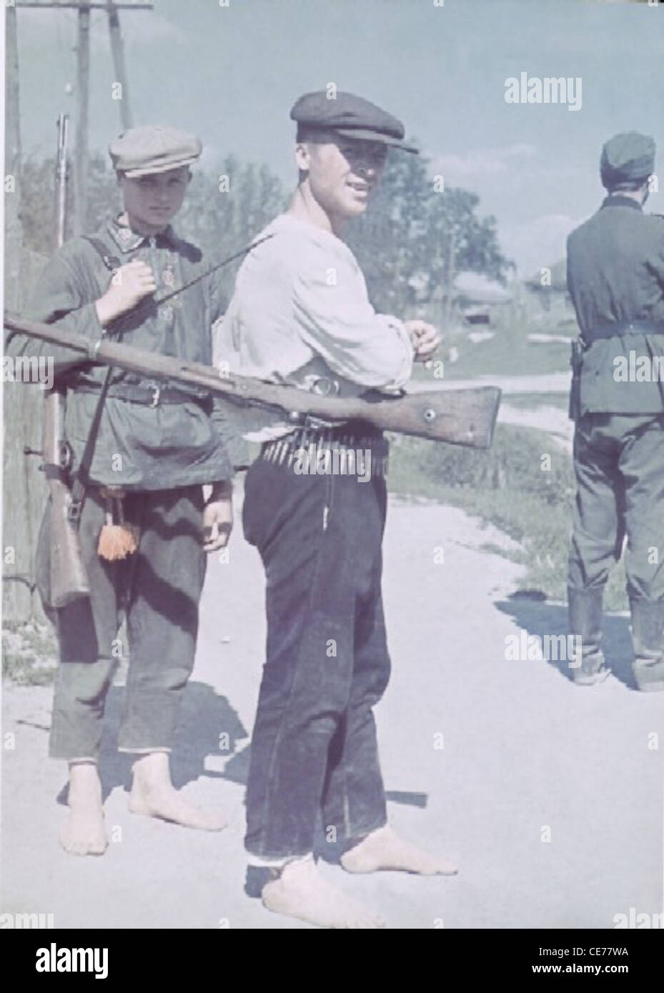 Colour images of the second world war Stock Photo - Alamy