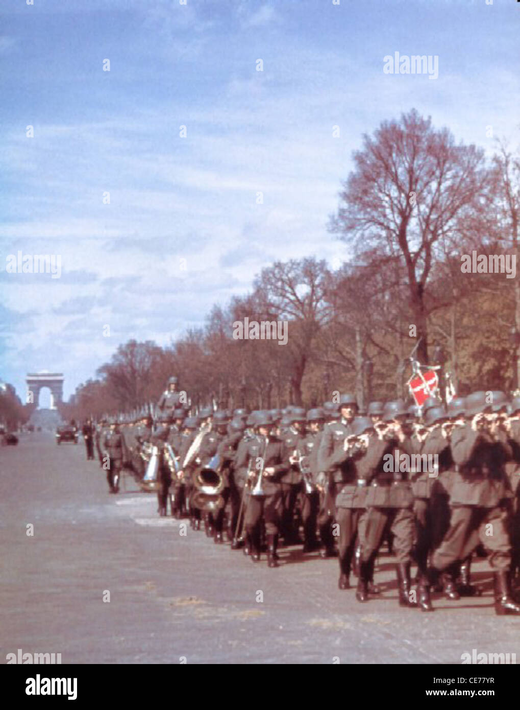 Colour images of the second world war Stock Photo - Alamy