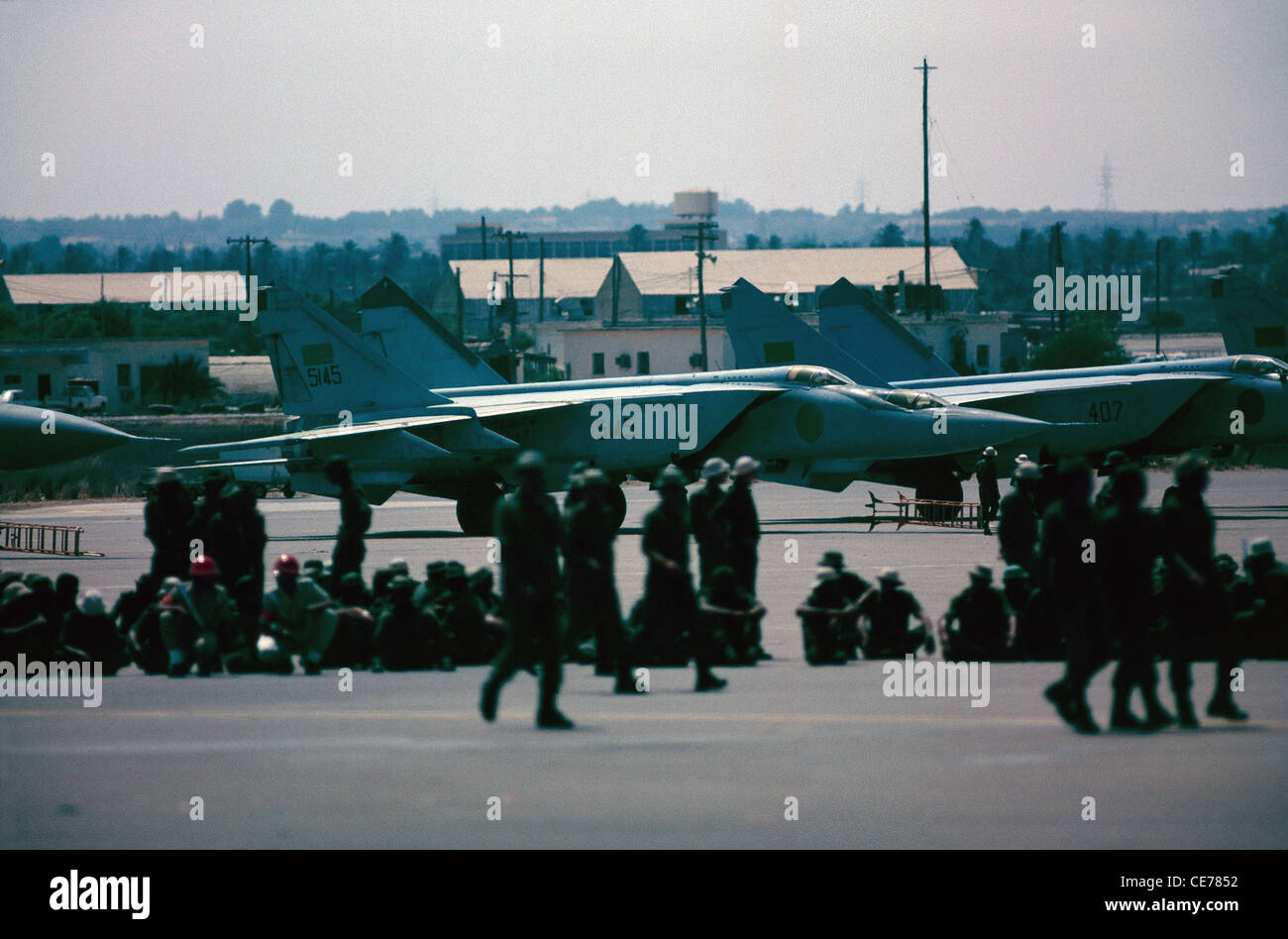 The Libyan Air base of Mitiga (ex Wheelus Air Force Base) where Russian ...