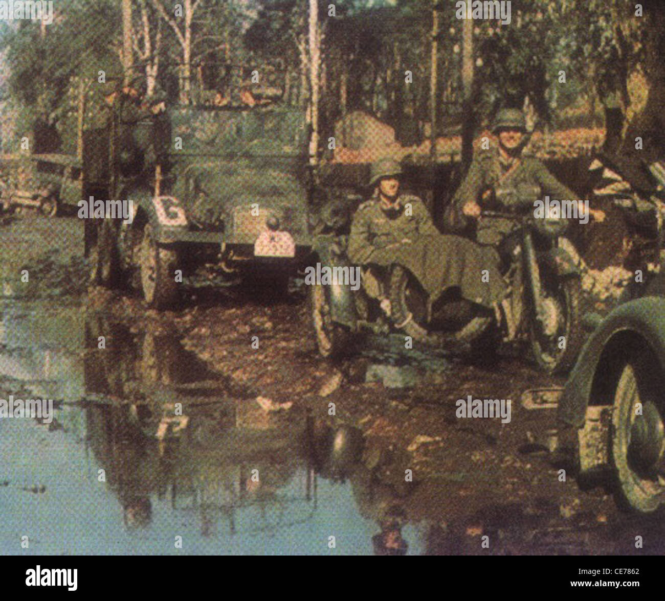 Colour images of the second world war Stock Photo - Alamy