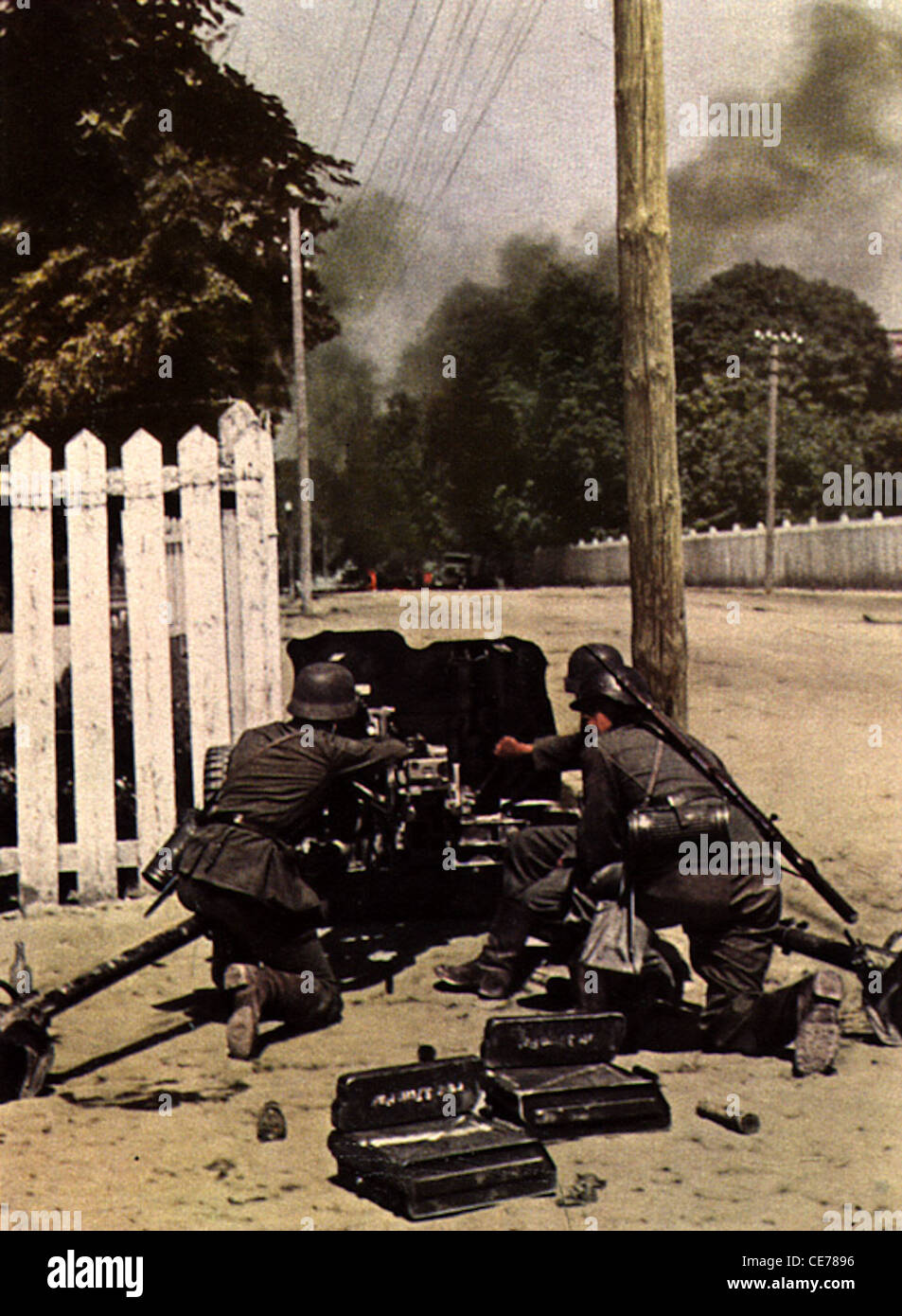 Colour images of the second world war Stock Photo - Alamy