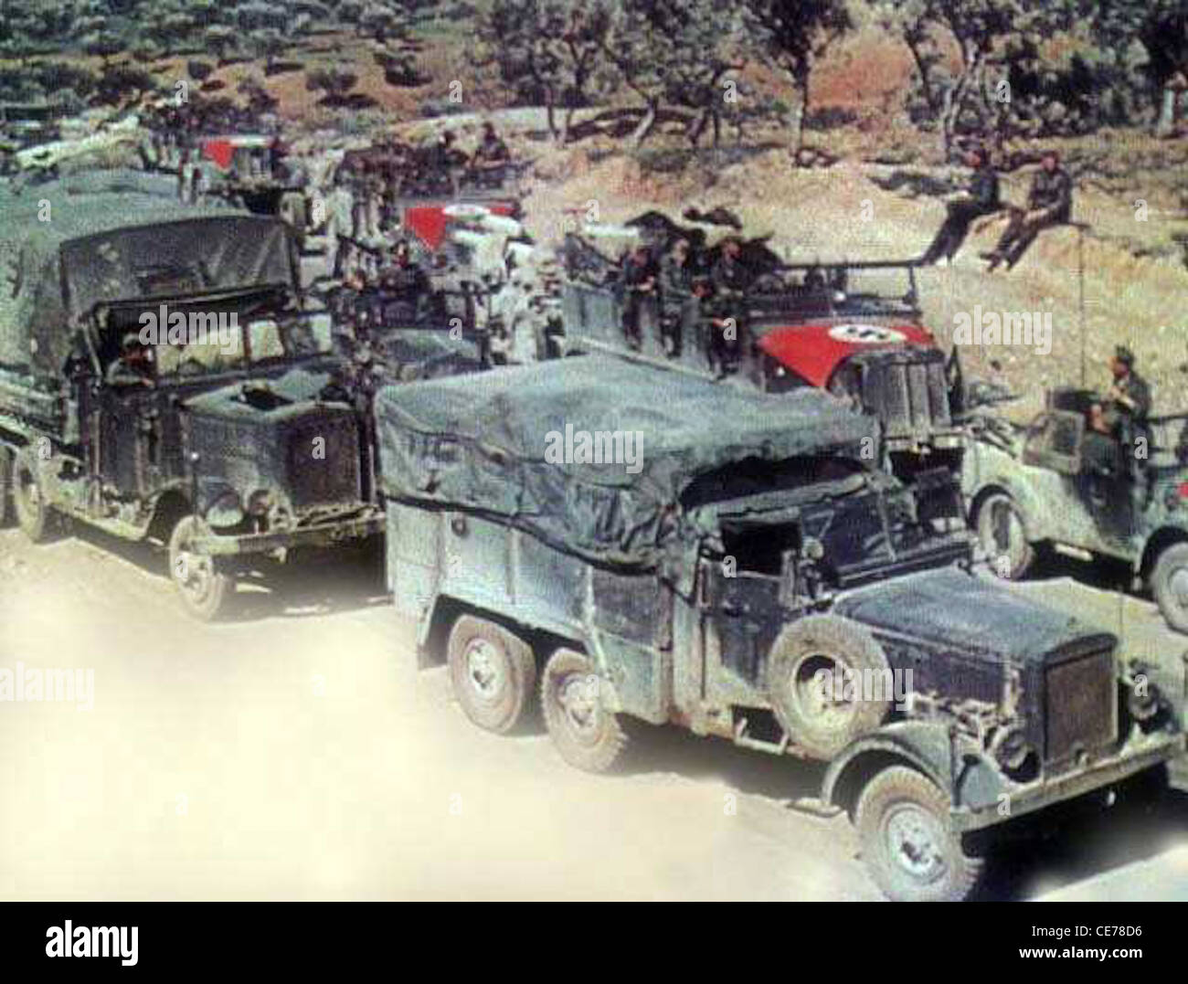 Colour images of the second world war Stock Photo - Alamy