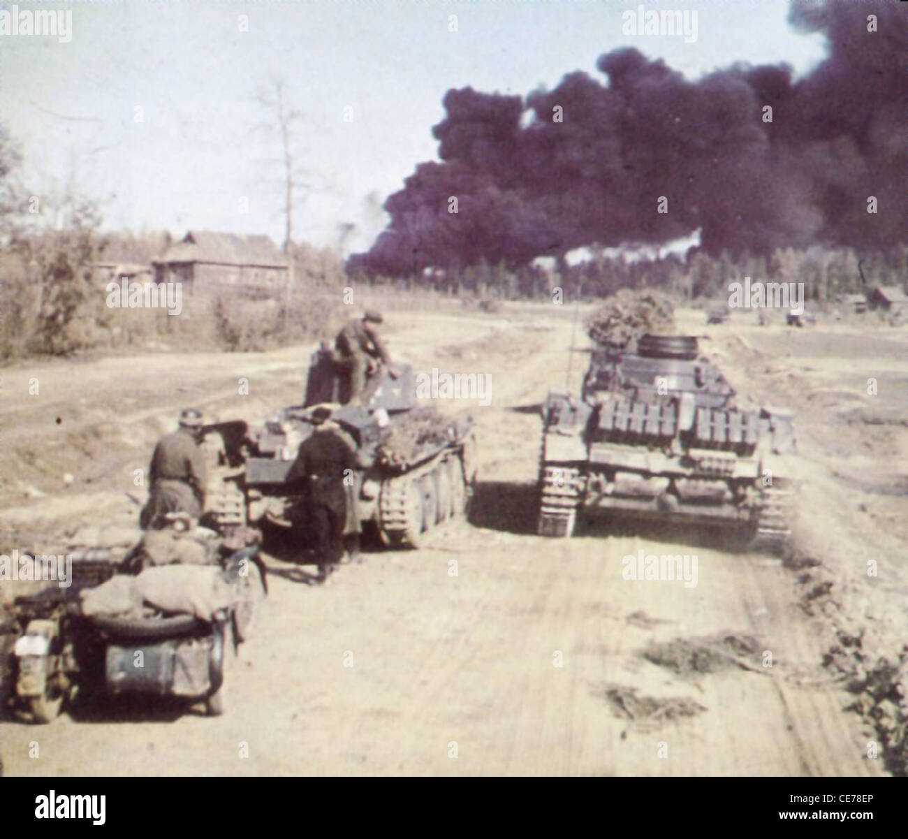 Colour images of the second world war Stock Photo - Alamy