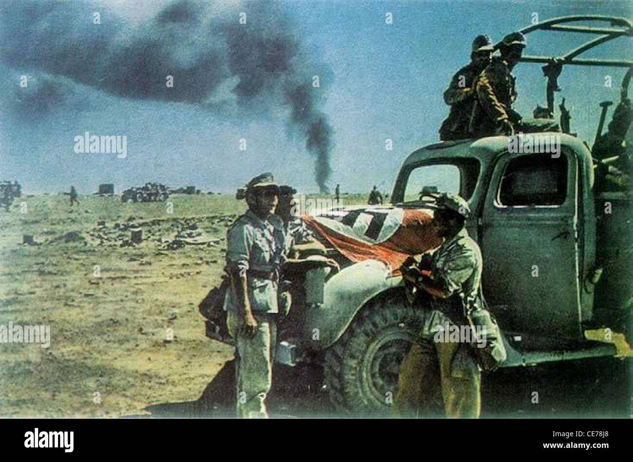 Colour images of the second world war Stock Photo - Alamy