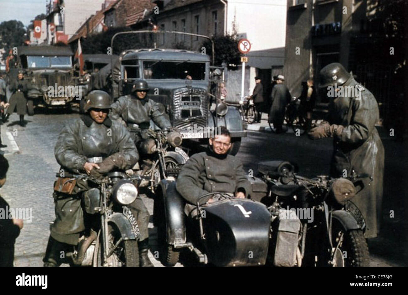 Colour images of the second world war Stock Photo - Alamy