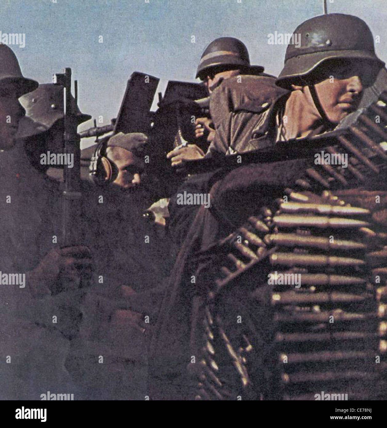 Colour images of the second world war Stock Photo - Alamy