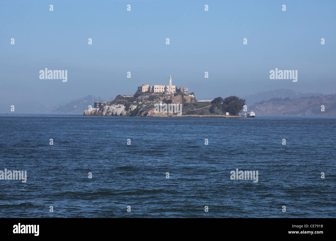 Alcatraz Island in the San Francisco Bay California USA Stock Photo - Alamy