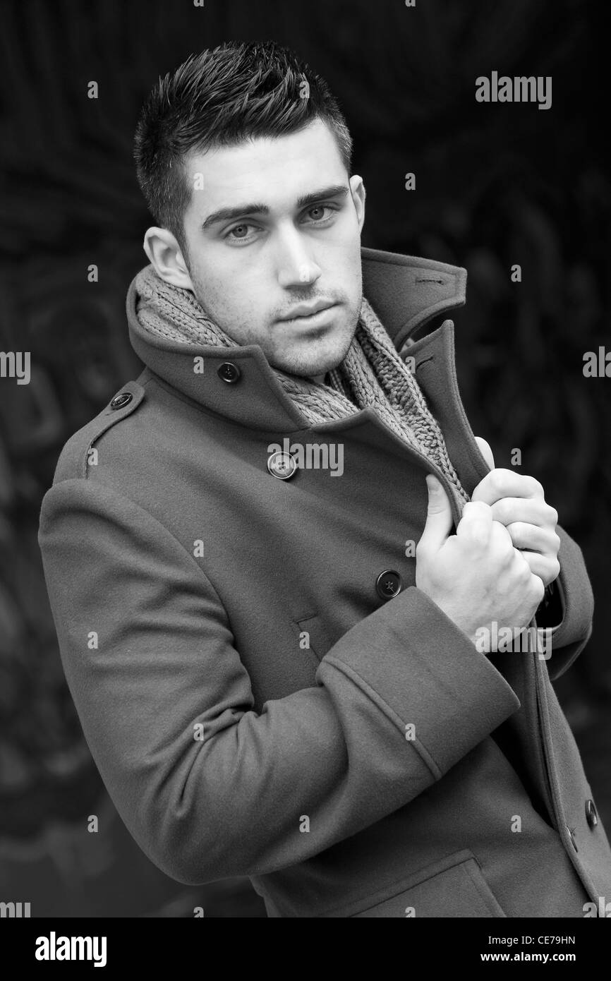 Pose posing posed model models Black and White Stock Photos & Images ...