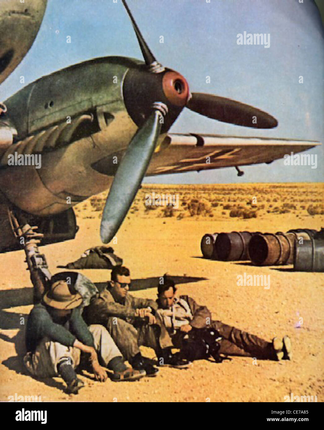 Colour images of the second world war Stock Photo - Alamy