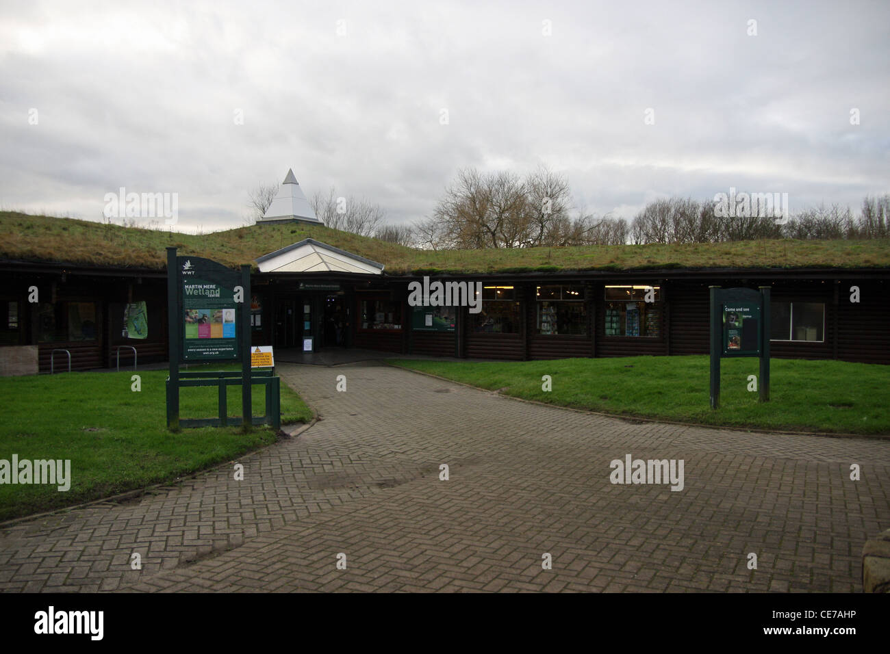 Martin mere wildfowl and wetlands trust reserve hi-res stock ...