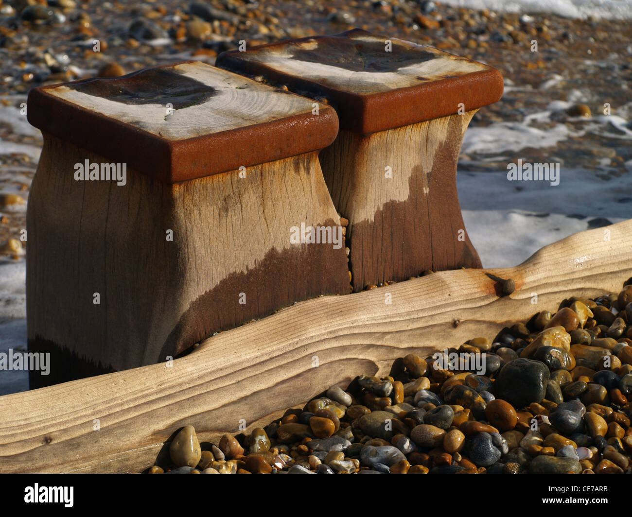 Timber sea wall hi-res stock photography and images - Alamy