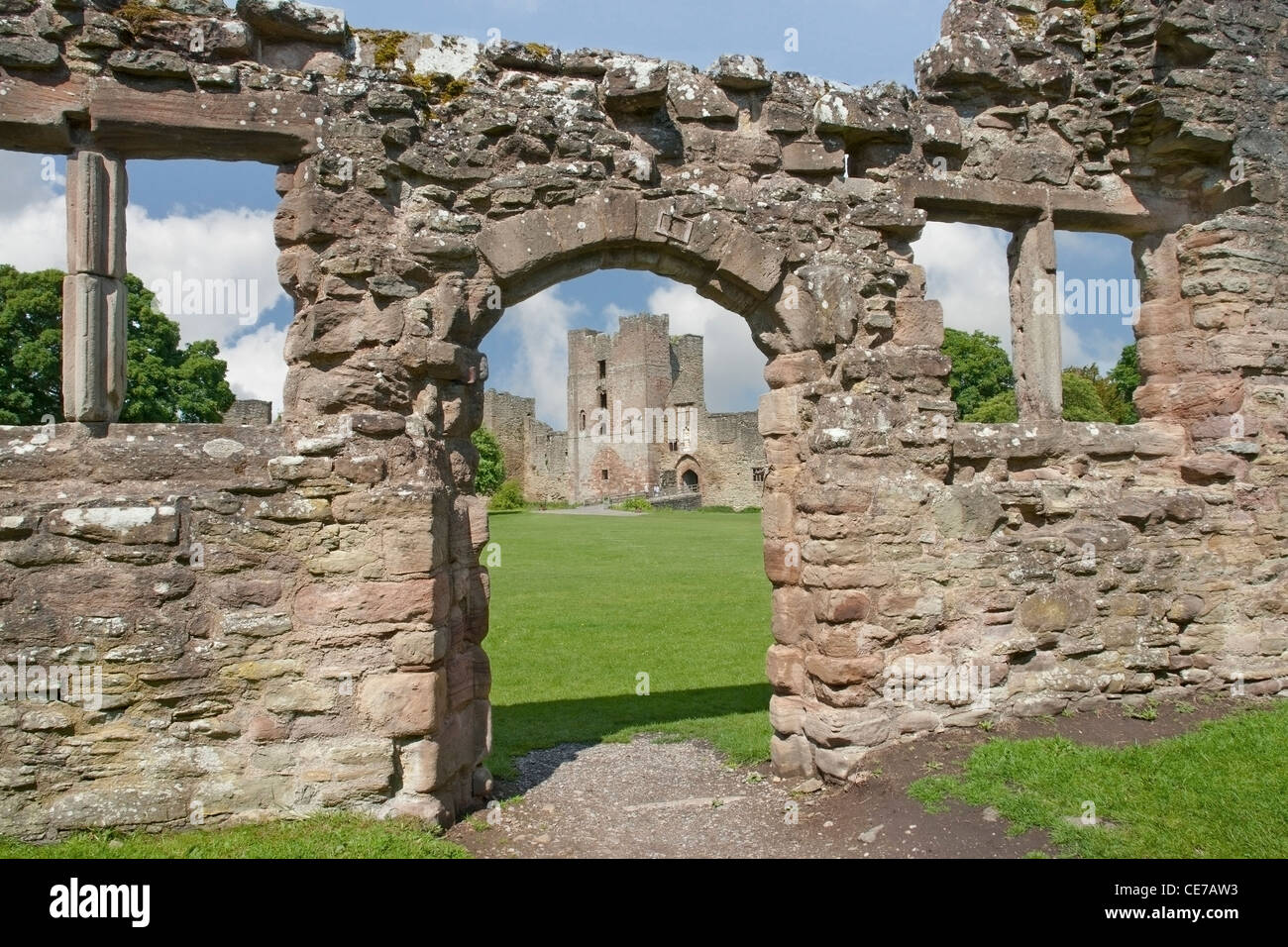 Ludlow Castle, Ludlow, Shropshire Stock Photo - Alamy