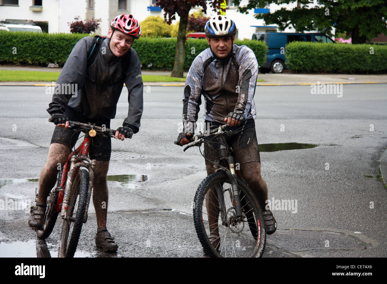 Tired on bike ride hi-res stock photography and images - Alamy