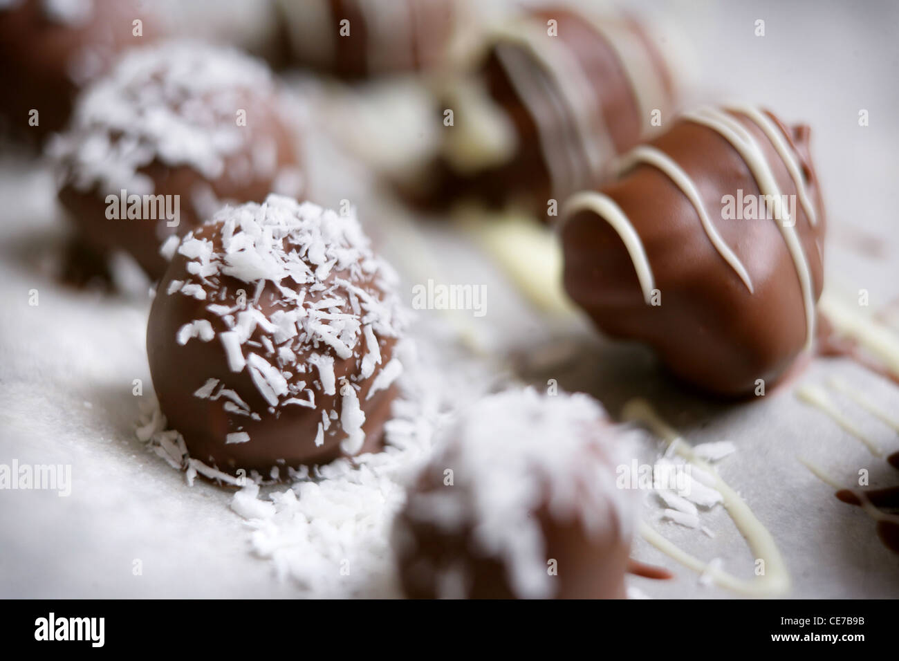 SELECTION OF CHOCOLATES Stock Photo - Alamy