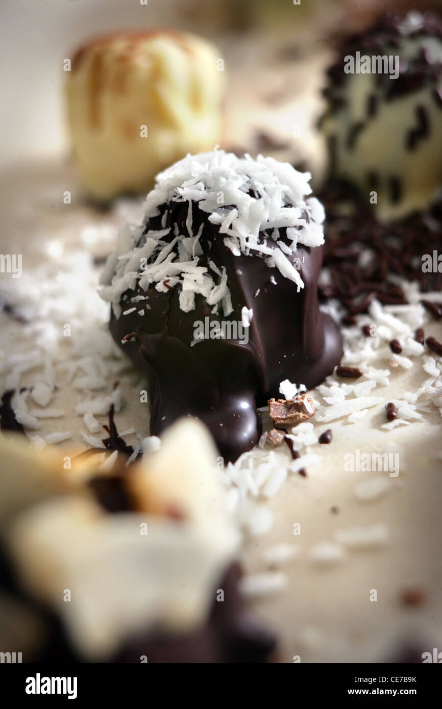 SELECTION OF CHOCOLATES Stock Photo - Alamy