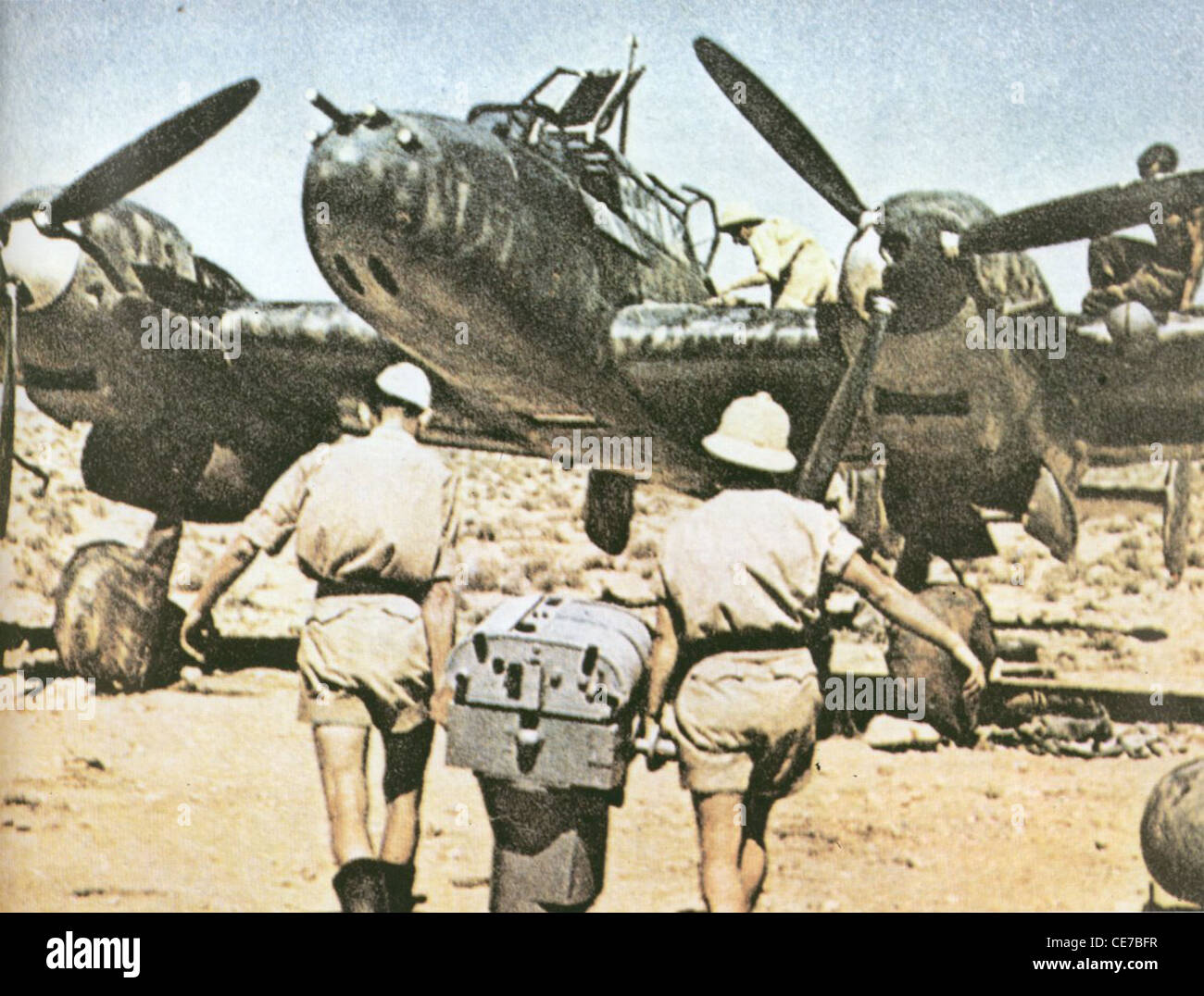 Colour images of the second world war Stock Photo - Alamy