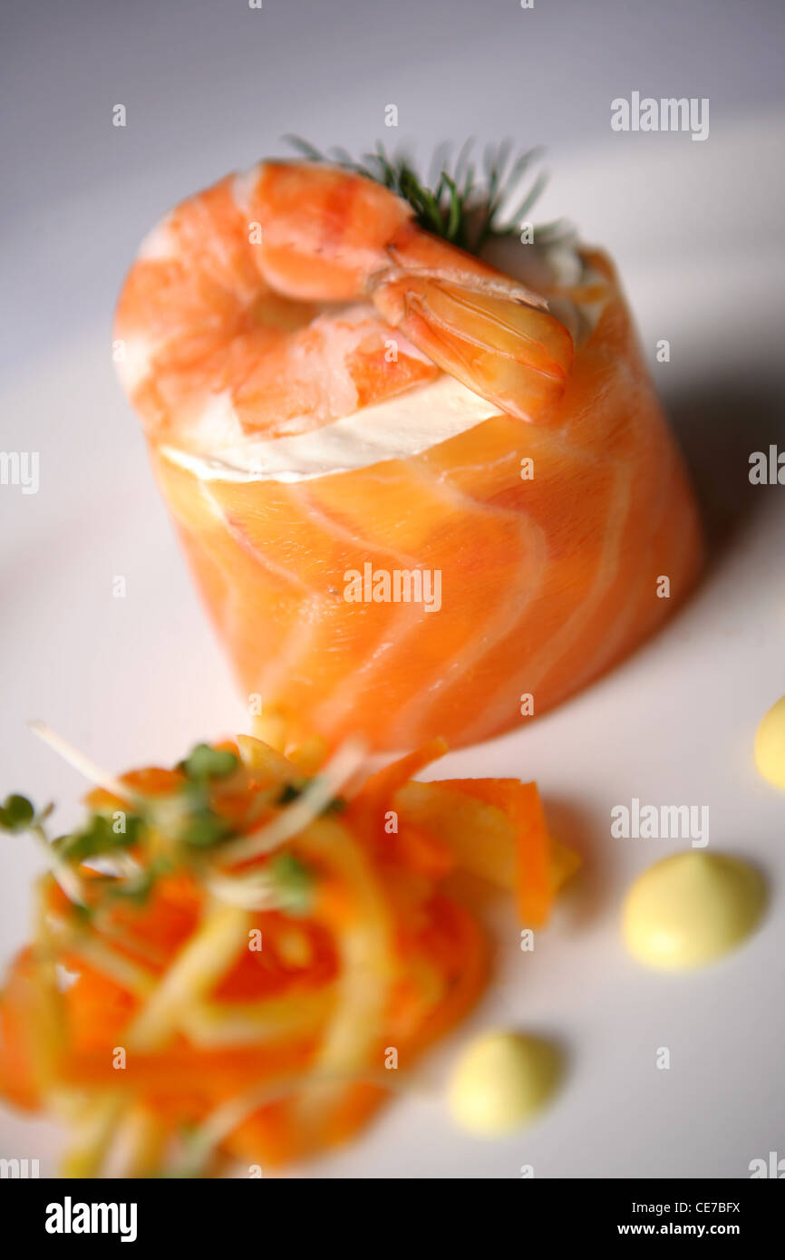 Seafood timbale hi-res stock photography and images - Alamy