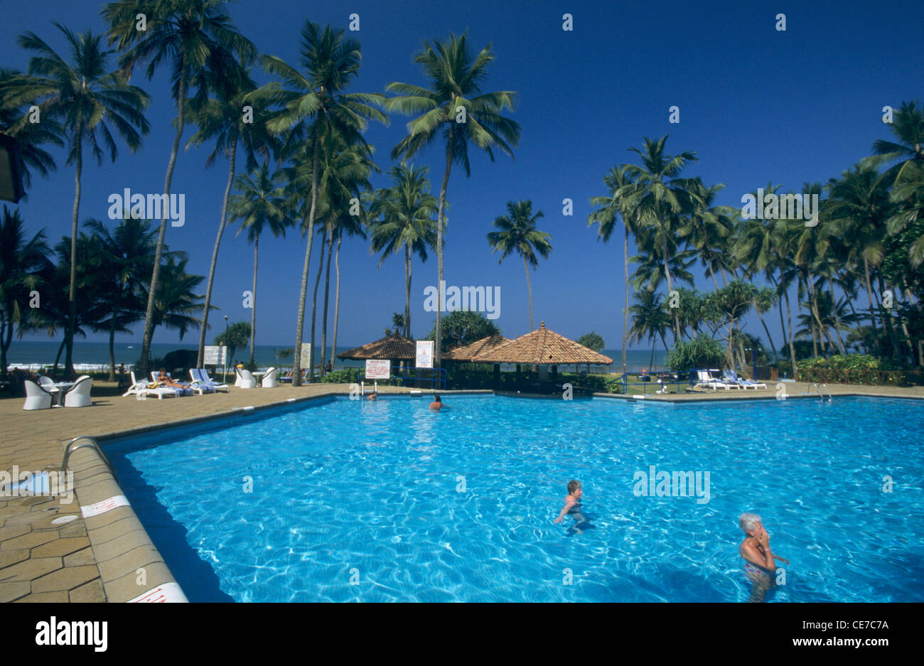 Swimming-pool of Hotel Tangerine, Kalutara , Sri Lanka Stock Photo - Alamy