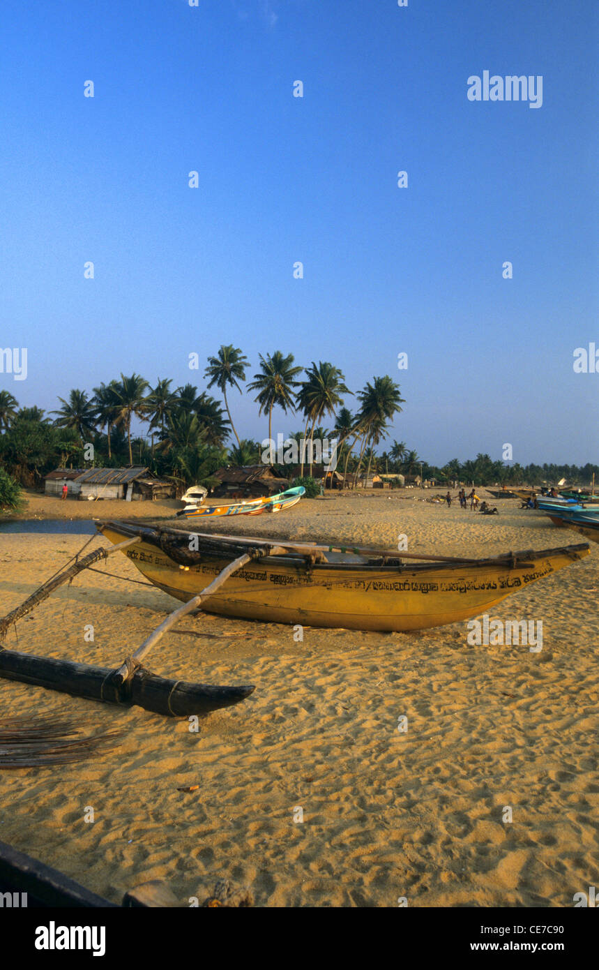 Local fishing boats, Kalutara beach, Sri Lanka Stock Photo - Alamy