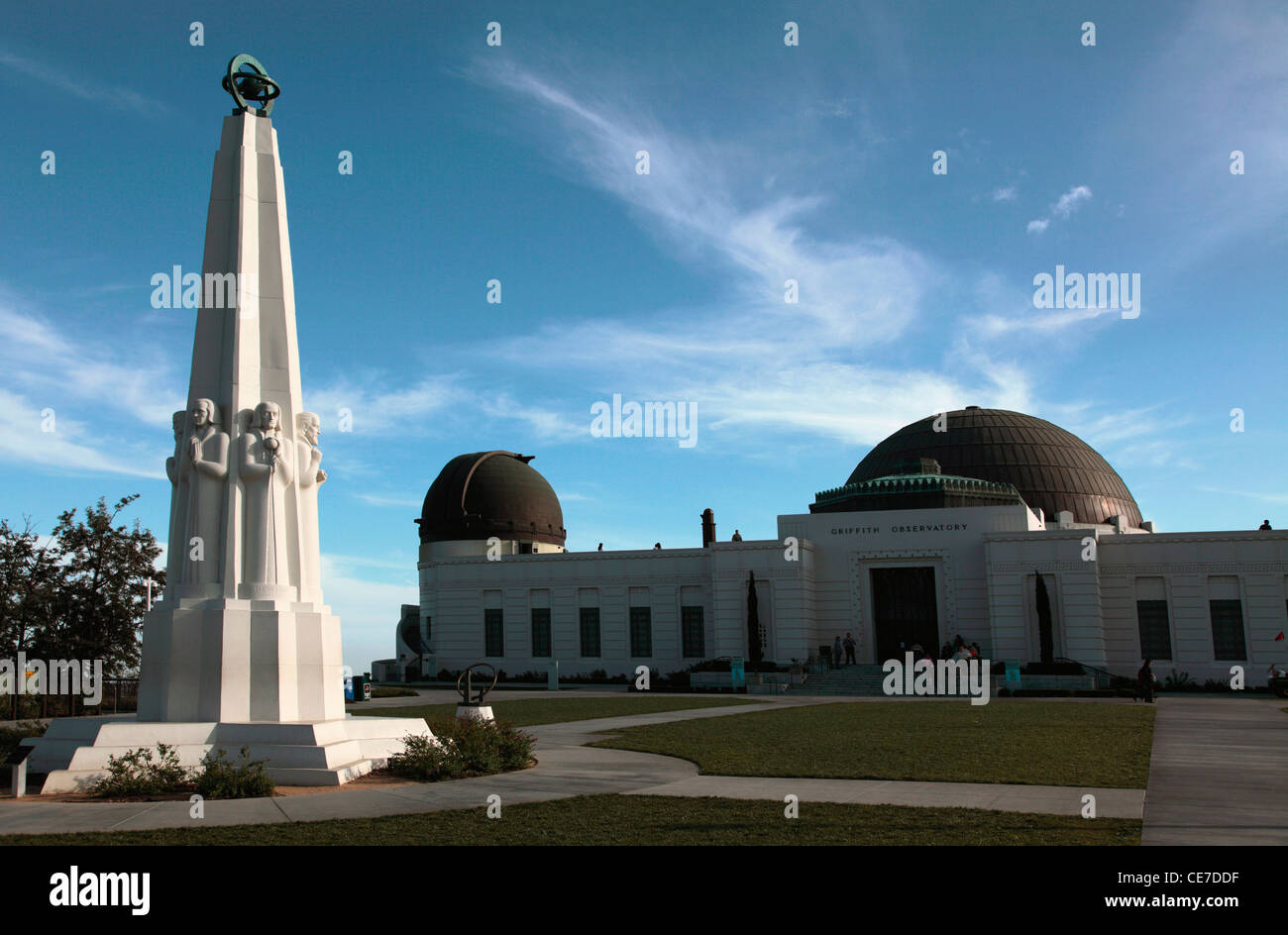 USA, California, Los Angeles, The Griffith Observatory with Astronomers ...