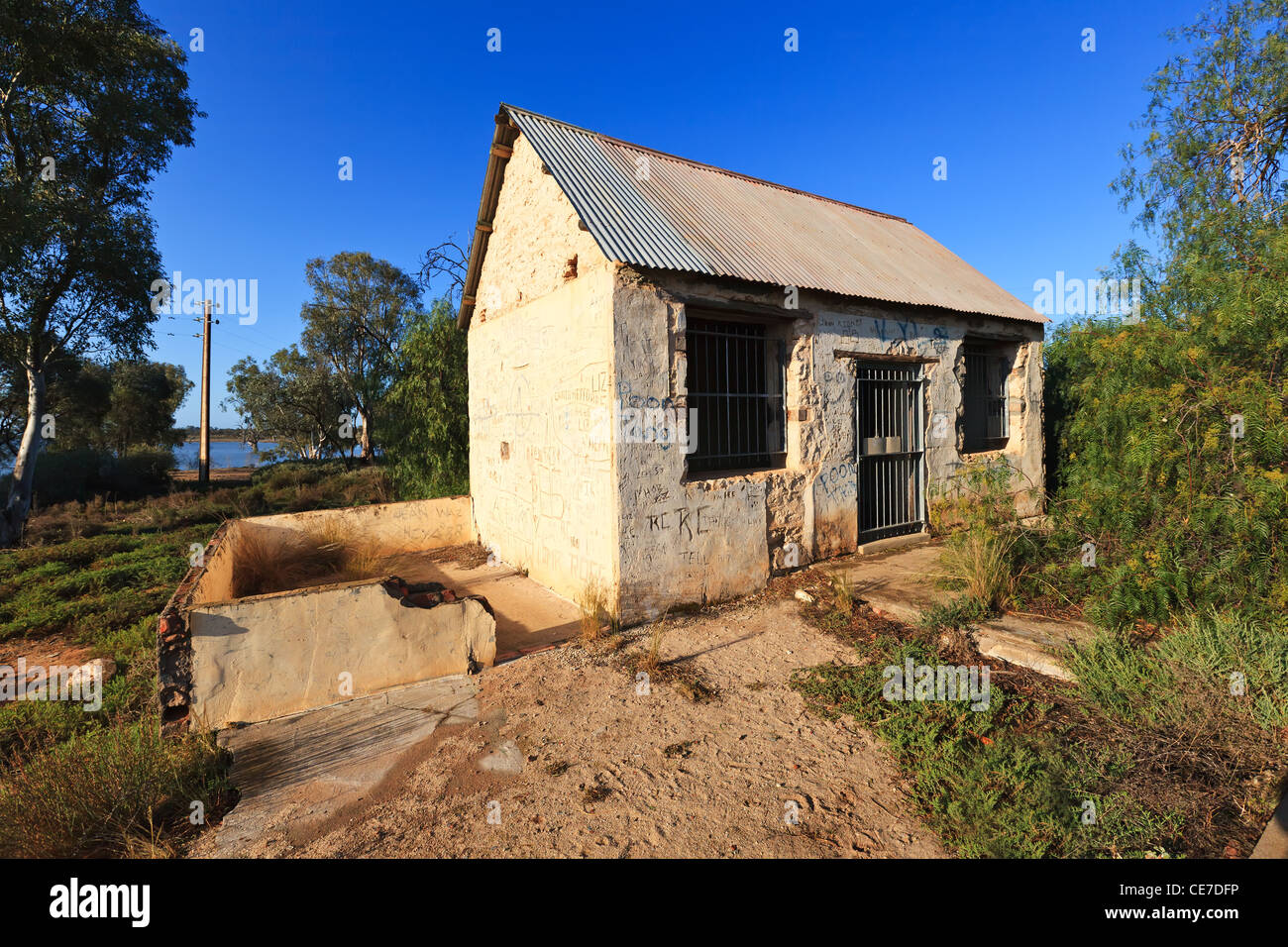 William Nappers Old Outback Hotel Ruins Stock Photo - Alamy