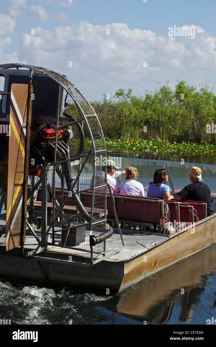 USA, Everglades, Florida, air boat tour Stock Photo - Alamy