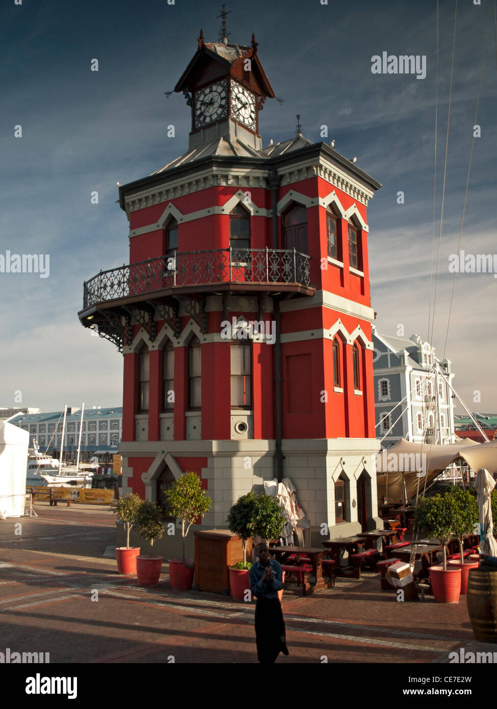 Clock Tower at waterfront in Cape Town, South Africa Stock Photo - Alamy