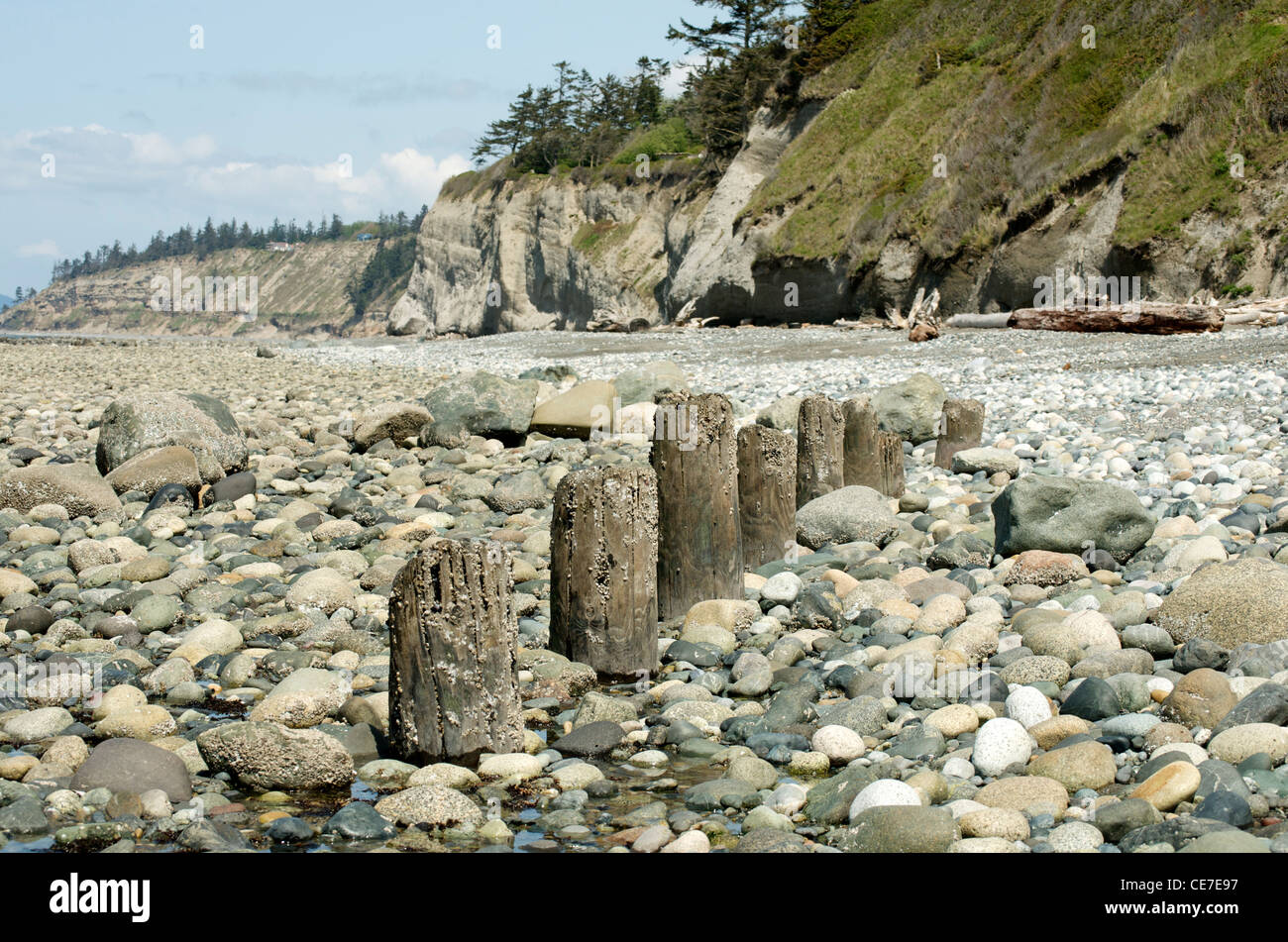 Rocky beach and cliffs Stock Photo - Alamy