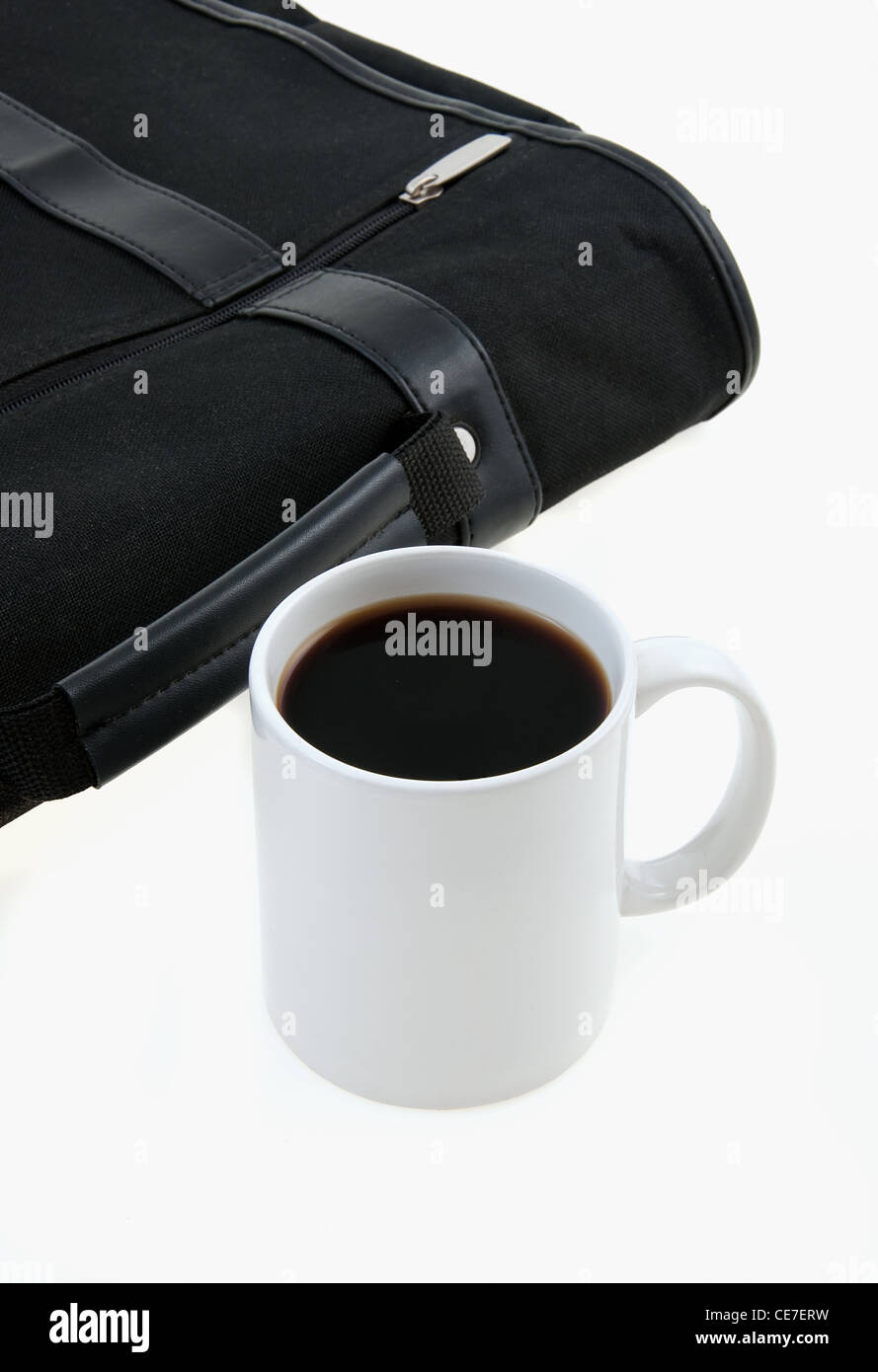 Morning coffee on the way to work Stock Photo - Alamy