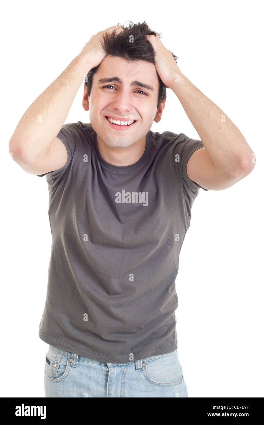 Concept man crying hi-res stock photography and images - Alamy