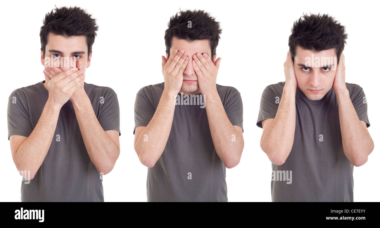 Speak see hear hi-res stock photography and images - Alamy