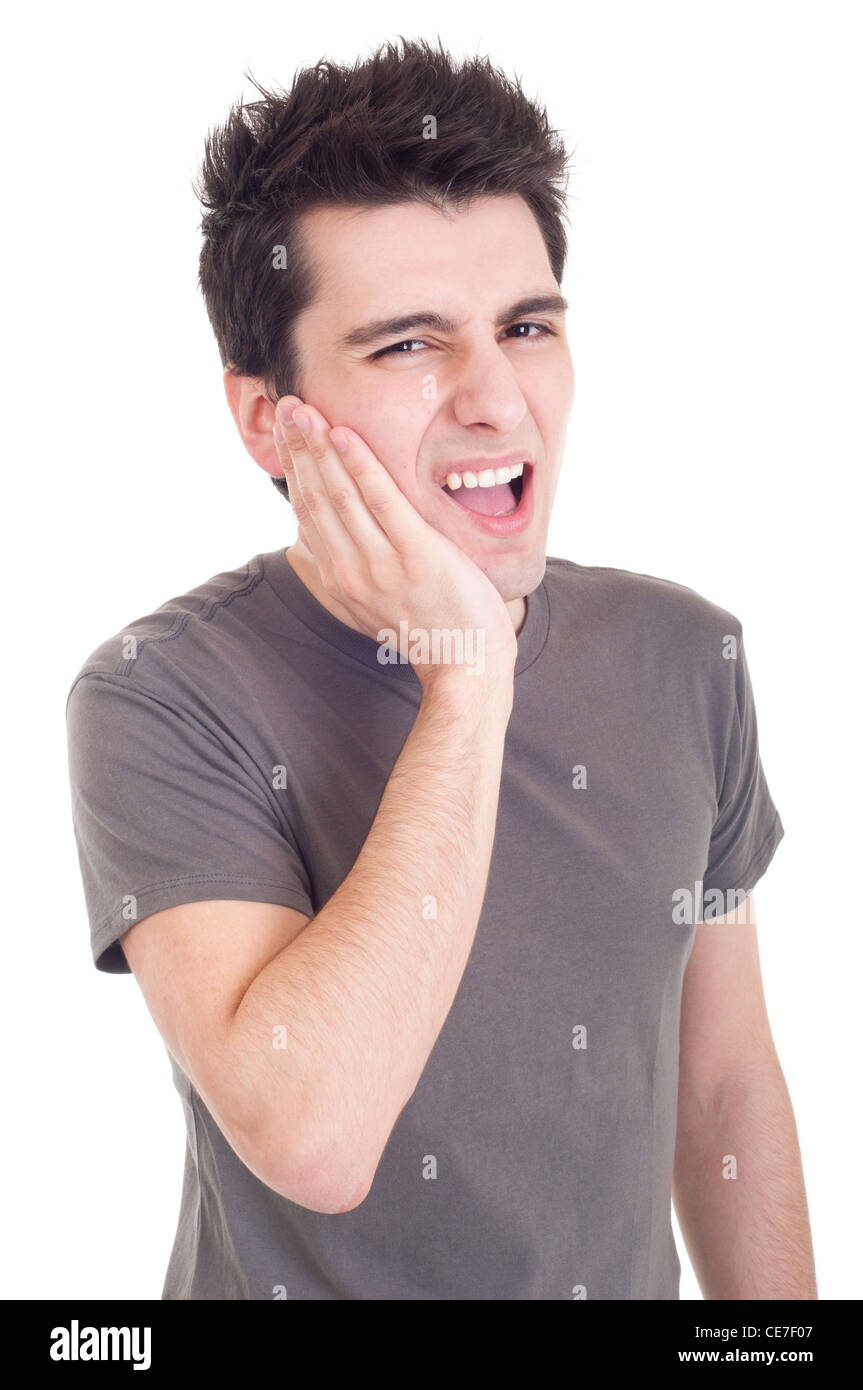 Man with toothache Stock Photo - Alamy